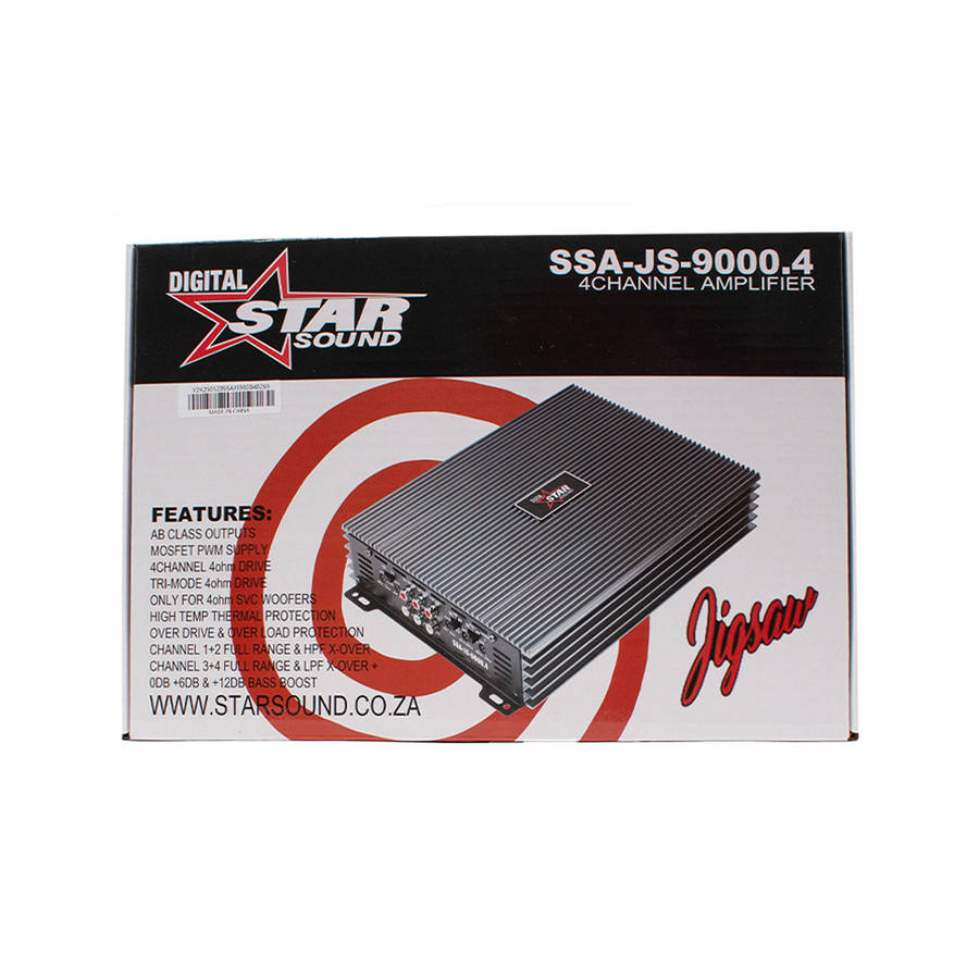 Amplifiers & Equalizers - Star Sound SSA-JS-9000.4 JigSaw 4-Channel ...