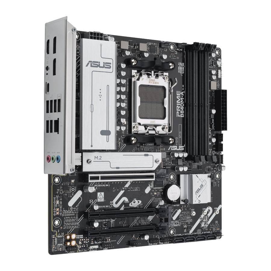 Motherboards - Asus PRIME B840M-A-CSM AM5 Micro ATX Motherboard for ...