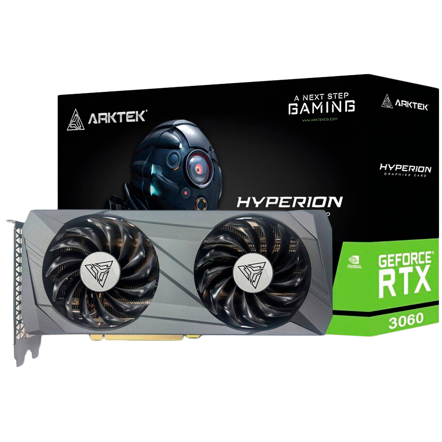 Graphics & Video Cards - Arktek Geforce RTX3060 DDR6 12GB 192Bit TWIN ...