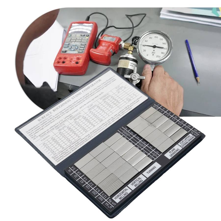 Test Equipment - Roughness Comparison Sample Block Ra0.05-12.5 MM ...