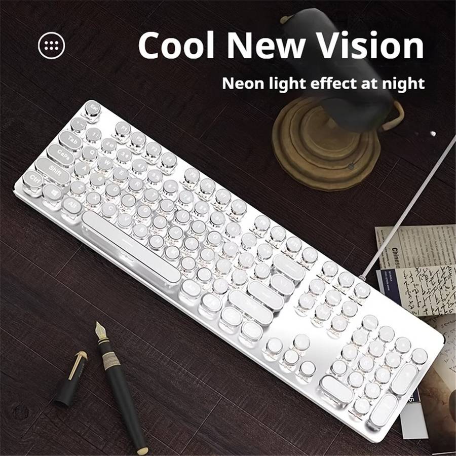 Keyboards - EWEADN TK100 Punk Wired Keyboard Computer Laptop Mechanical ...