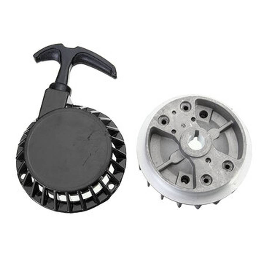 Other Engine - 2Pcs Metal 49cc Universal Pull Starter And Flywheel For ...