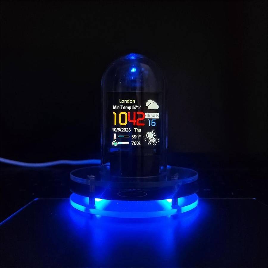 Other Home & Living - Rgb Nixie Tube Clock Smart Wifi Networked Led ...