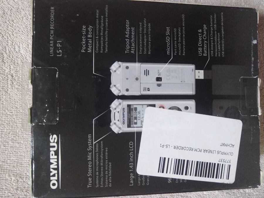 Voice Recorders & Dictaphones - Olympus LS-P1 Linear PCM Recorder was ...