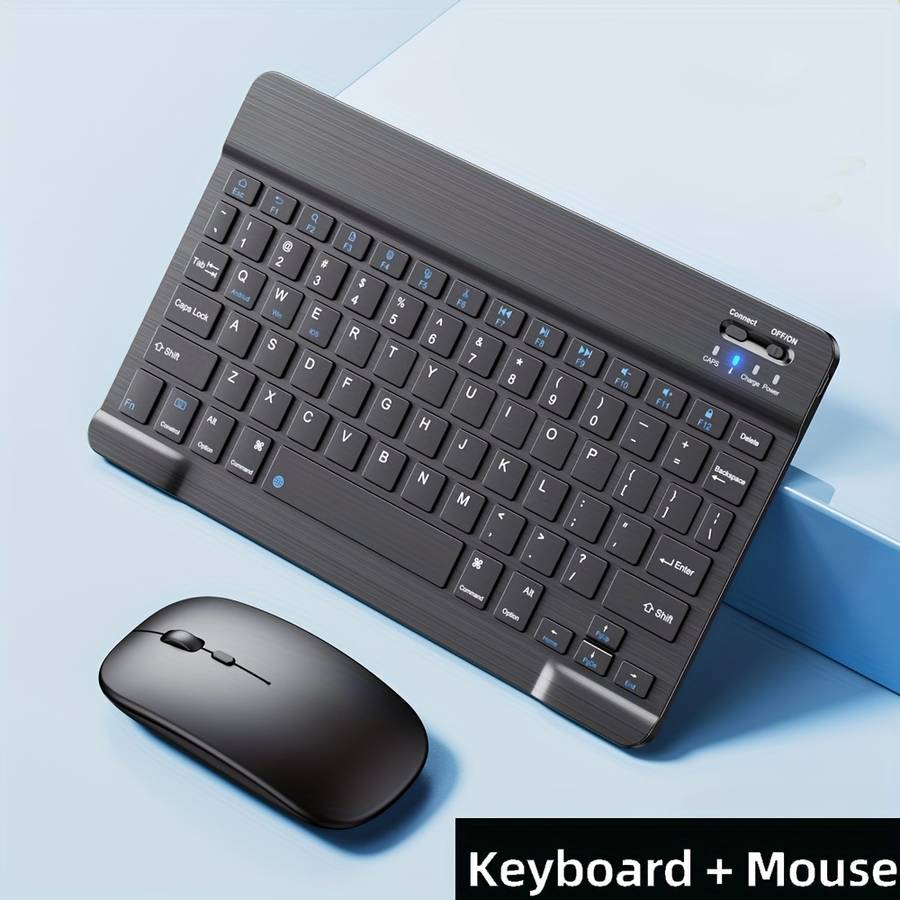 Keyboard & Mouse Bundles - Mini Wireless Keyboard And Mouse Set White ...