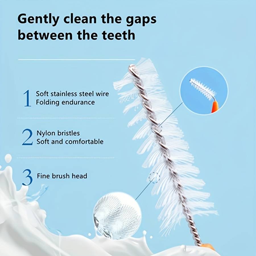 Other Oral Care - 5Pcs Compact Quiet Type Nterdental Brush Soft Brstle ...