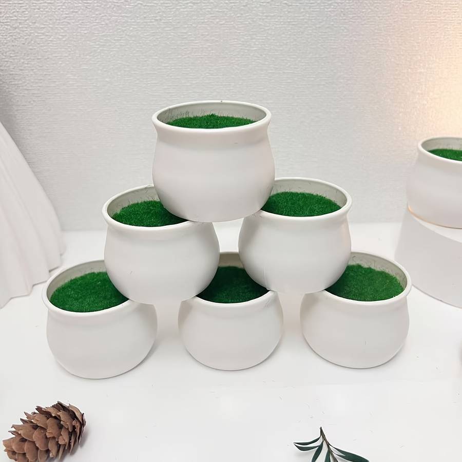 Other Gardening Supplies - 3Pcs Modern Or Modern White Plastic Plant ...