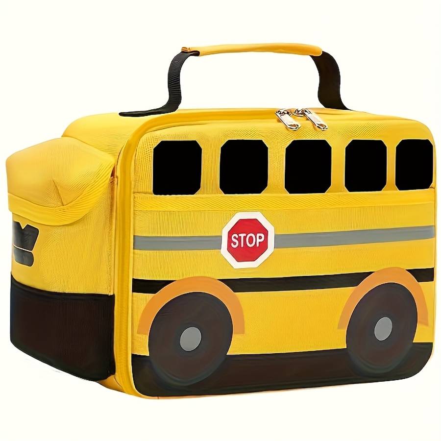 Other Home & Living - Bag Bag Storage Vibrant Bus Shaped Insulated ...