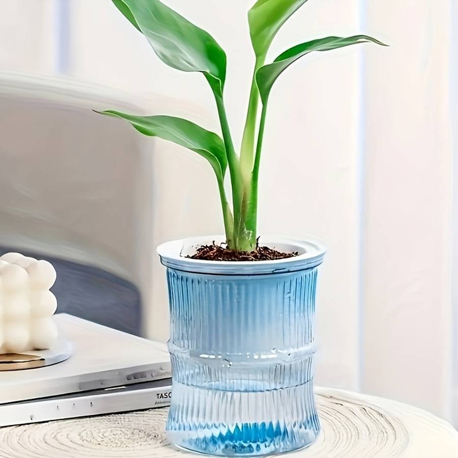 Other Gardening Supplies - 2Pcs Sleek Selfwatering Bamboo Flower Pot ...