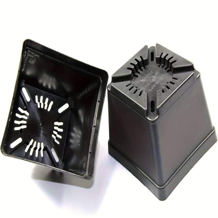 Other Gardening Supplies - 4Pcs Sturdy Plastic Square Planters With ...
