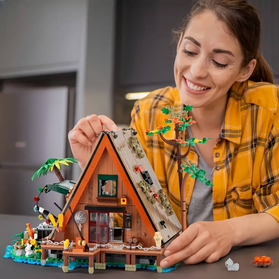 Other LEGO & Building Toys - 3D Building Model Puzzle Set Color Forest ...