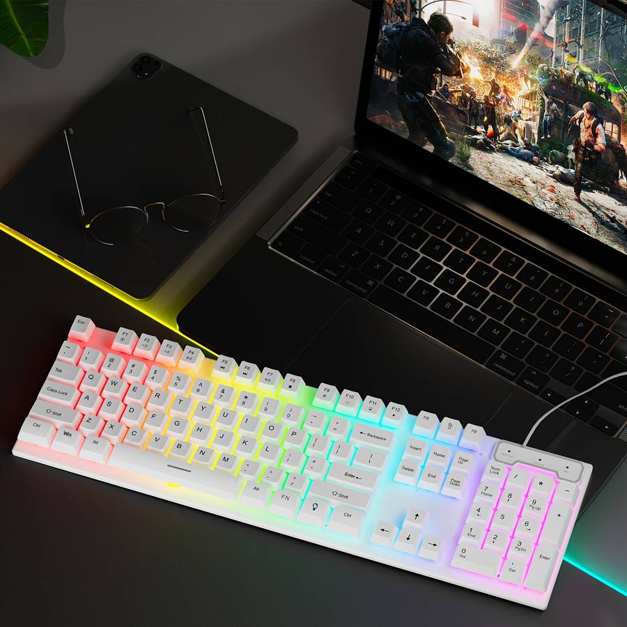 Keyboard & Mouse Bundles - Ergonomic Soft Touch Texture For Business ...