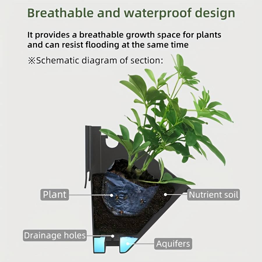 Other Gardening Supplies - 16Pcs Advanced Black Flower Pot Indoor And ...