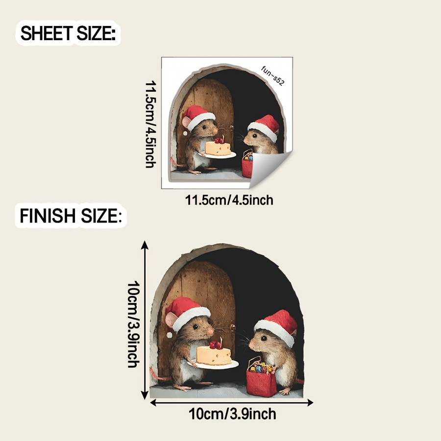 Holiday Decor - Christmas Decorations Style Christmas Mouse Hole ...