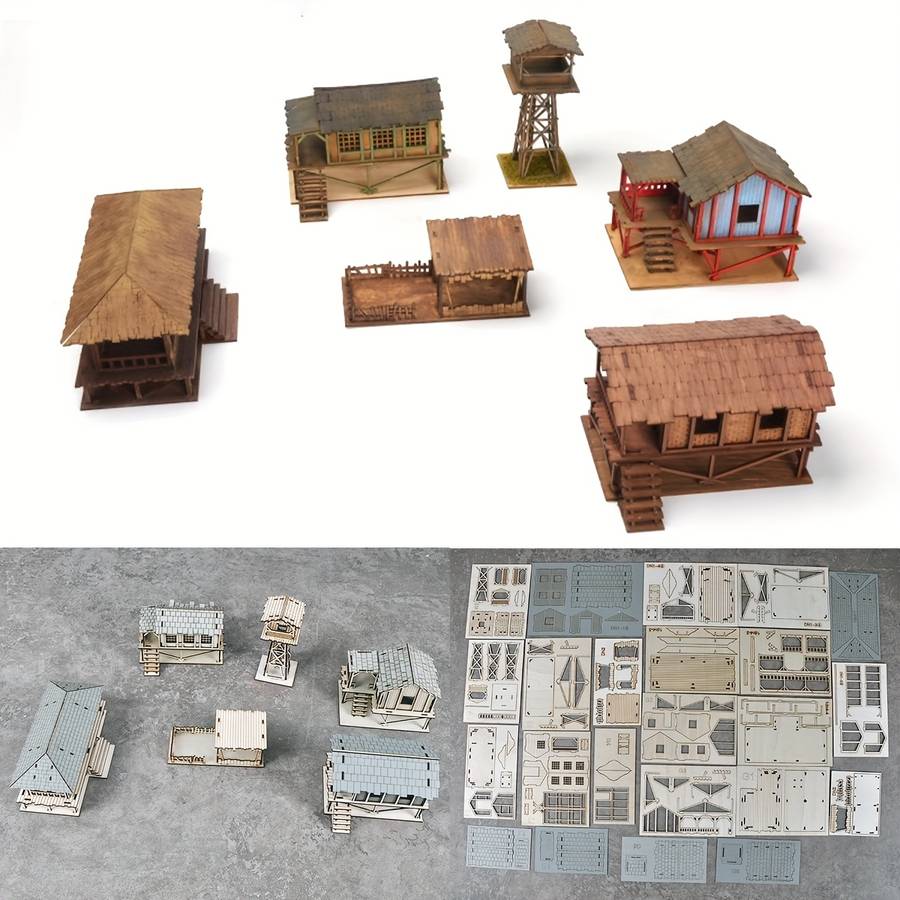 Other LEGO & Building Toys - 3D Building Model Puzzle Set Model Type C ...