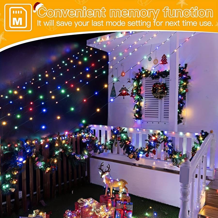 Holiday Decor - Christmas Lights Cold White Light Model 10M 100Led for ...