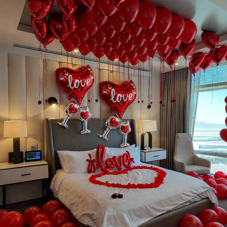 Party Decor - 2Pcs Professional Handcrafted Unique Heart Shaped ...