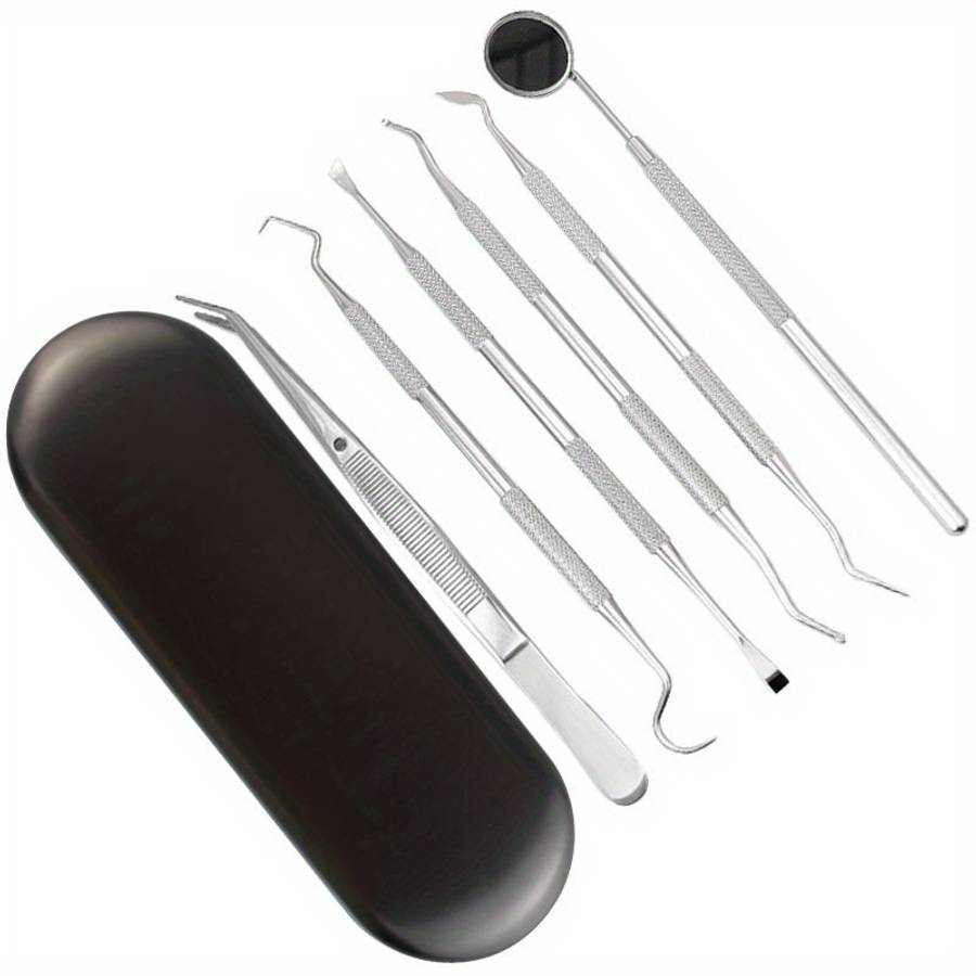 Other Oral Care - 6Pcs Professional Durable Dental Cleanng Tool Set ...
