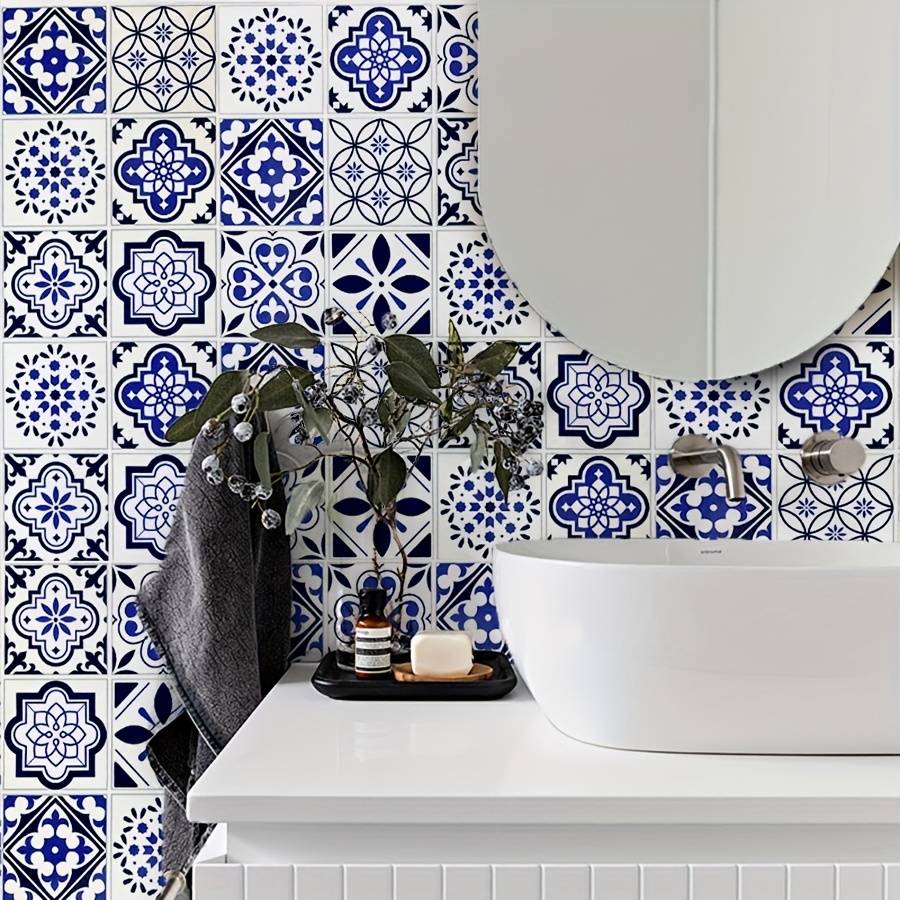 Wall Decals - 1 Roll Of Mosaic Self-Adhesive Kitchen Stove Anti-Oil ...