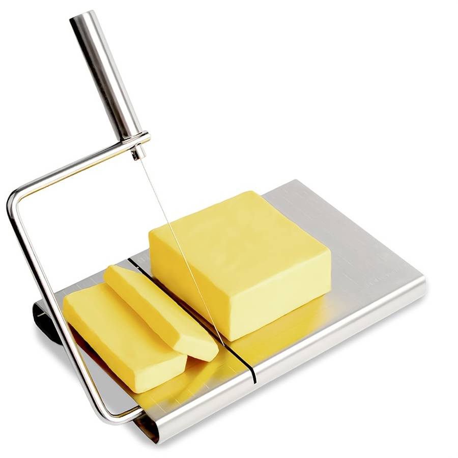 Other Kitchen, Dining & Bar - Stainless Steel Cheese Slicer With Built ...