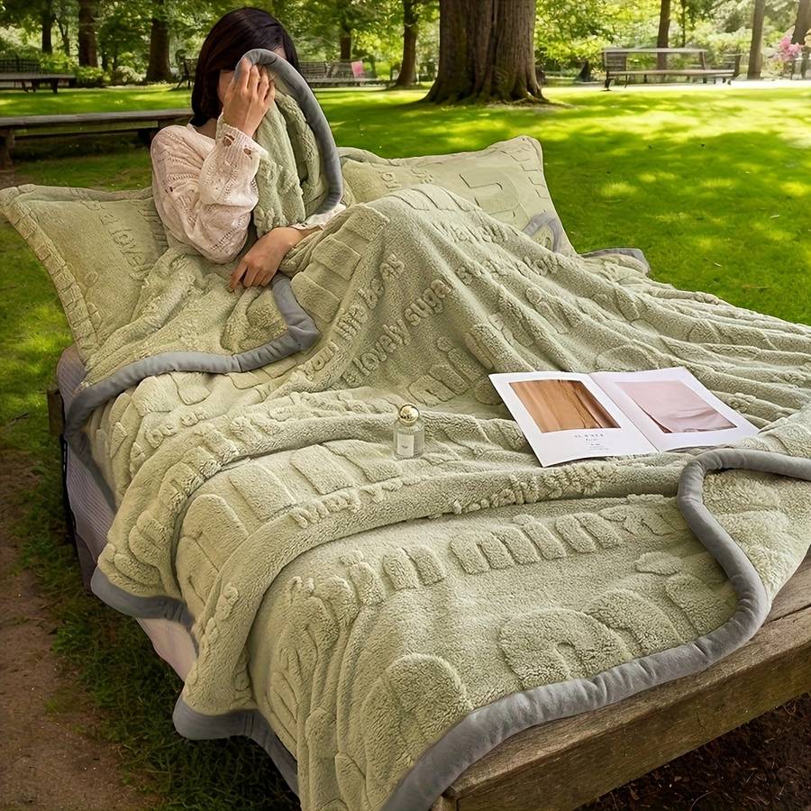 Other Home & Living - Blanket Color Flavor Blue White Edge size ...