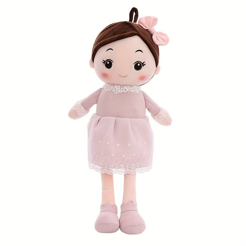 Stuffed Animals - Cute Cartoon Little Girl Doll Plush Toy Green for ...