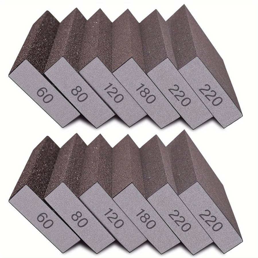 Sanders - Sanding Sponges 60/80/120/180/220 Grit Coarse Medium And Fine ...
