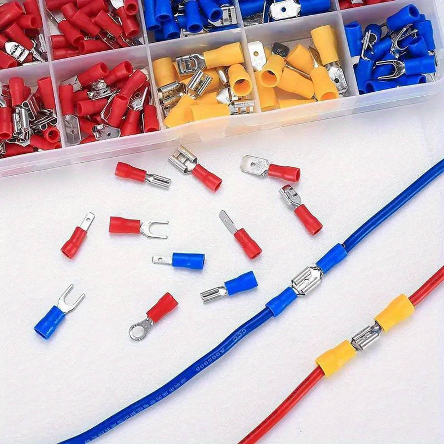 Headers & Terminals - 102pcs Electrical Crimp Connectors Set Assorted ...