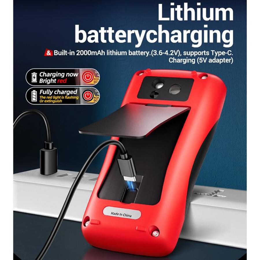 Multimeter - ANENG 2 In 1 HD Infrared Thermal Imager Digital Multimeter ...