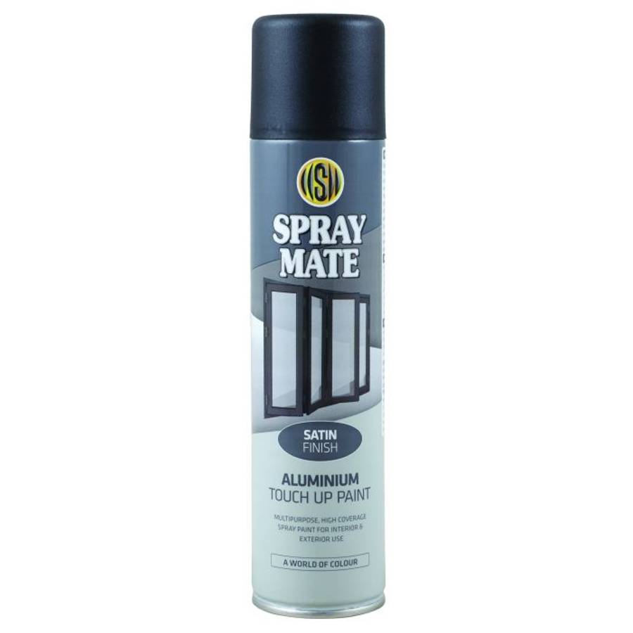 Paint Guns & Sprays - Spray Mate Aluminium/Black Touch Up Satin 250ml ...