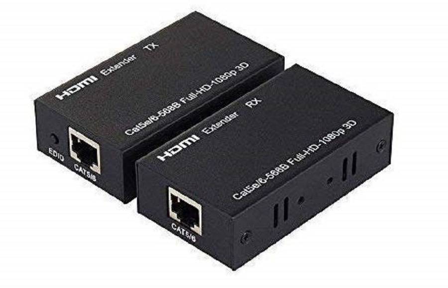 Splitters & Switches - 60M HDMI Extender Over Single CAT5e/6 1080P 3D w ...