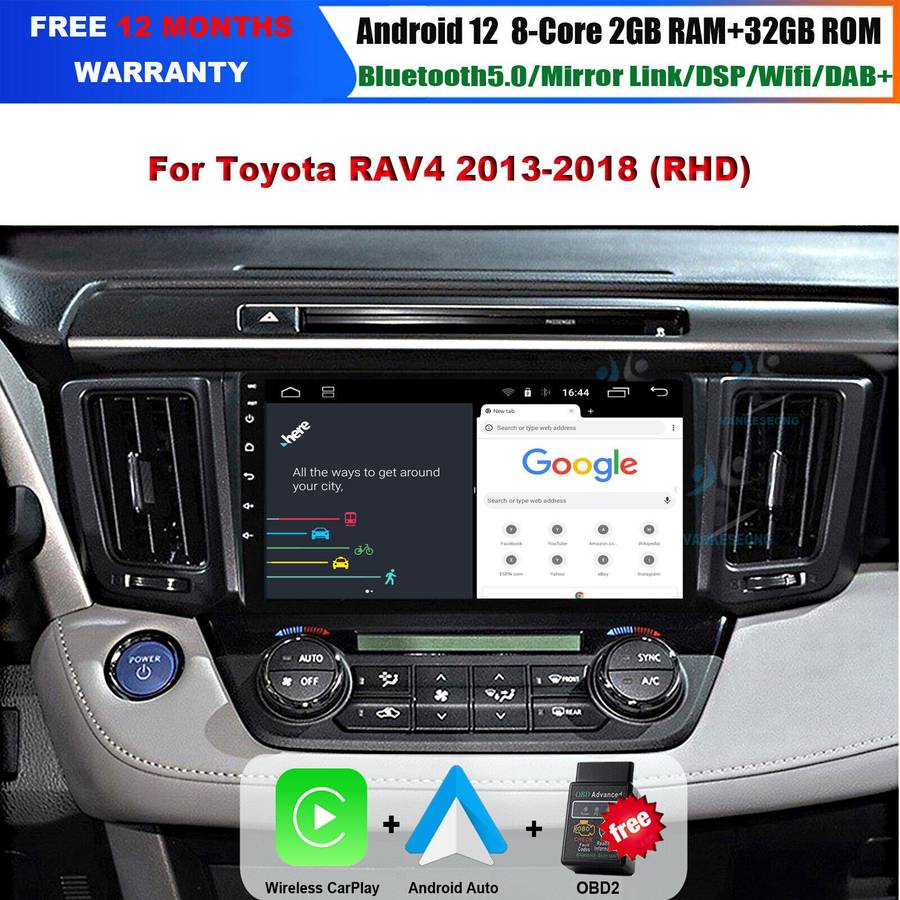 Car Radios - 9inch Android 12 Car Stereo DAB Radio GPS Sat Nav wifi for ...