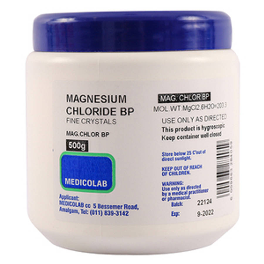 Vitamins and Amino Acids - MAGNESIUM CHLORIDE 500G POWDER MEDICOLAB was ...
