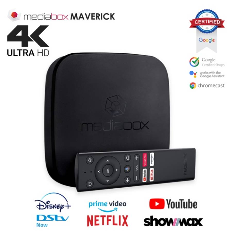 TV Boxes & Digital Media Players - Mediabox Maverick 4K (Netflix and ...
