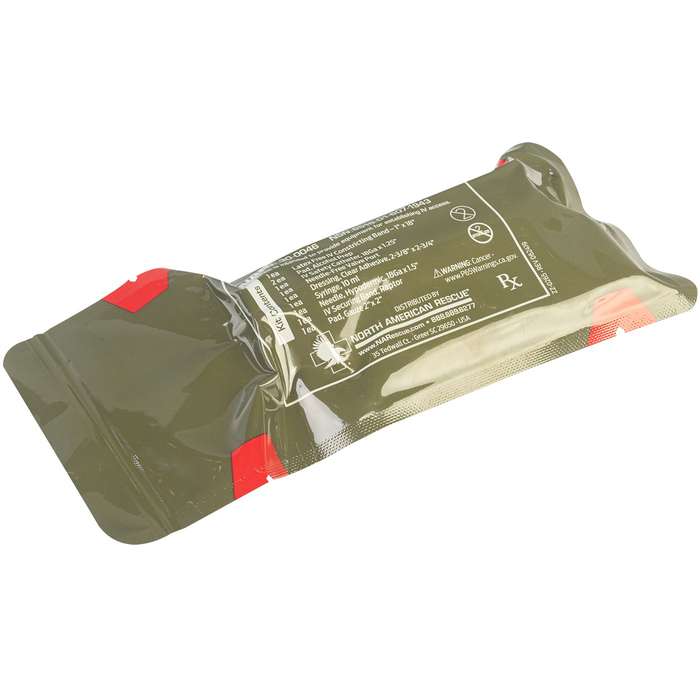 First Aid Kits - North American Rescue Needleless Saline Lock Kit for ...