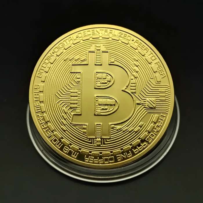 Commemorative - Gold Bitcoin Collector's Edition Coin with Capsule was ...