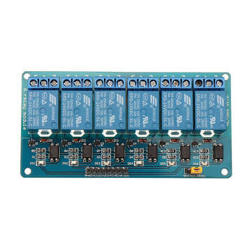 Relays - 6 Channel 24V Relay Module Low Level Trigger With Optocoupler ...