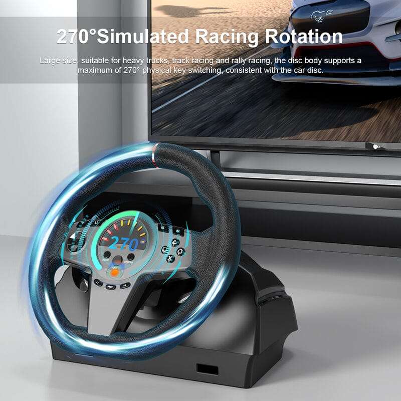 Racing Wheels & Seats - TOPWolf Racing Steering Wheel + Shifter for PS4 ...