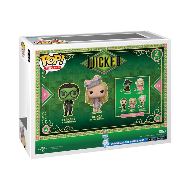 Anime & Manga - Wicked Funko Pop 2-Pack - Elphaba & Glinda Vinyl Pop ...