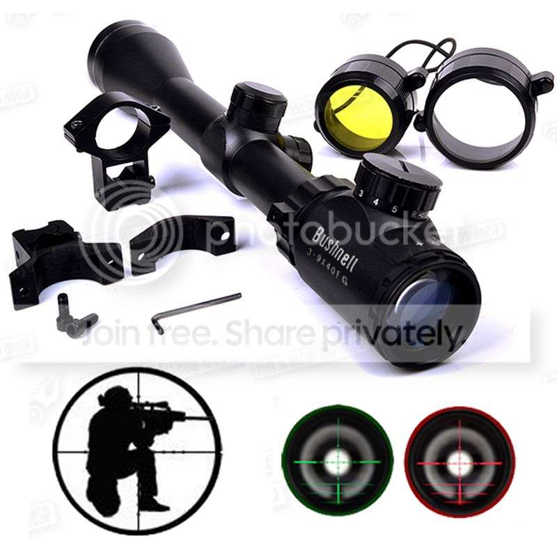 Accessories - Bushnell Multi-X Banner Rifle Scope 3-9x40 EG, Sniper ...