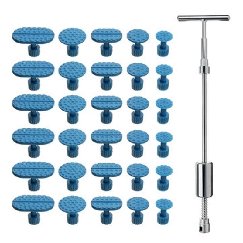 Power Tools - Car Dent Painless Repair Tools Kit 30PCS Pulling Tabs ...