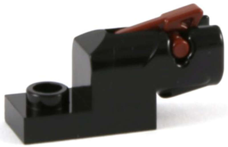 LEGO Basic Bricks - Lego (U) ~ Projectile Launcher 1 x 2 Mini Blaster ...
