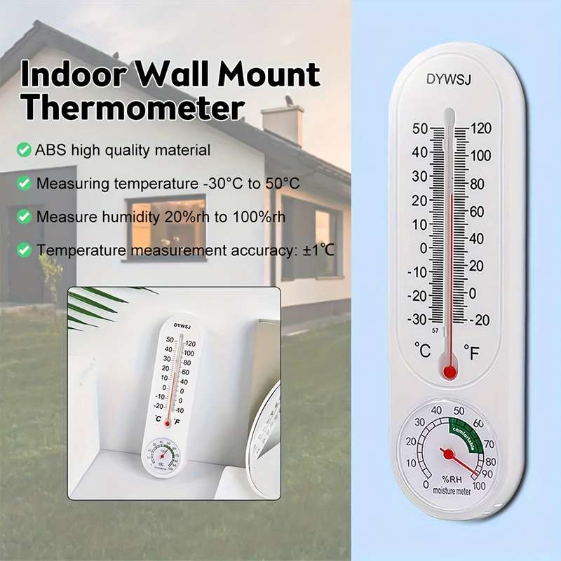 Measuring & Levelling - 1pc 9Inch Wireless Indoor Outdoor Thermometer ...
