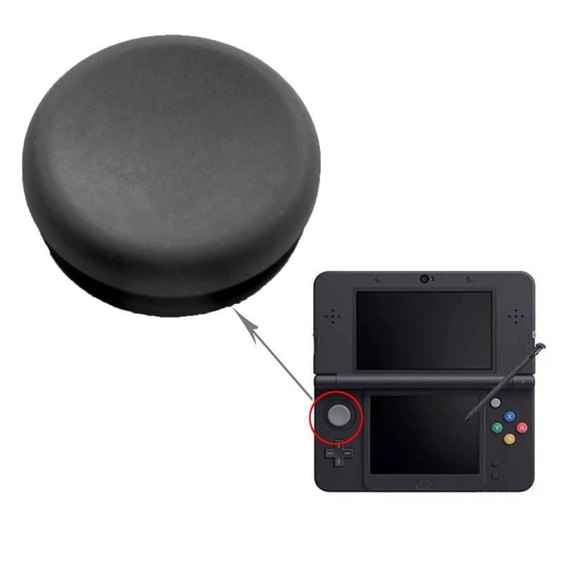 Joysticks - Analog Controller Stick Cap 3D Joystick Cap for New 3DS(Black) for sale in Outside ...