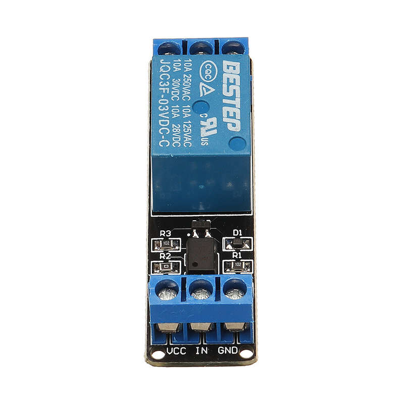Electronic Components - BESTEP 1 Channel 3.3V Low Level Trigger Relay Module Optocoupler ...