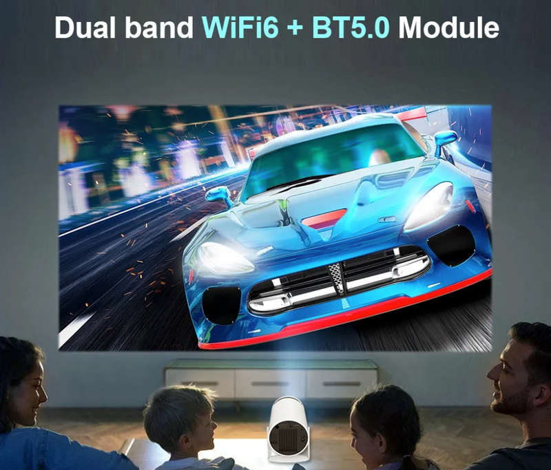 Projectors - 4K Wifi Portable Smart Projector Android OS - LED Light ...