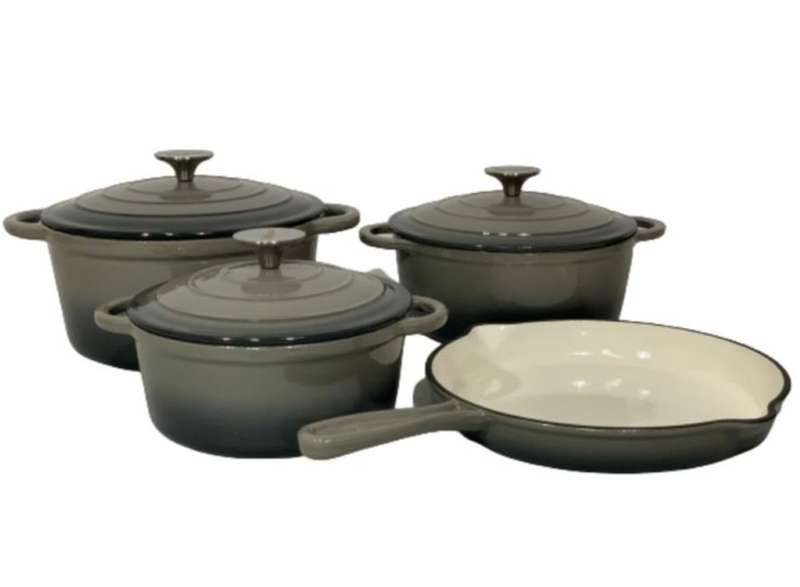 Cookware Sets - New Design Dutch Pot Cookware Sets Cast Iron - 7 Piece ...