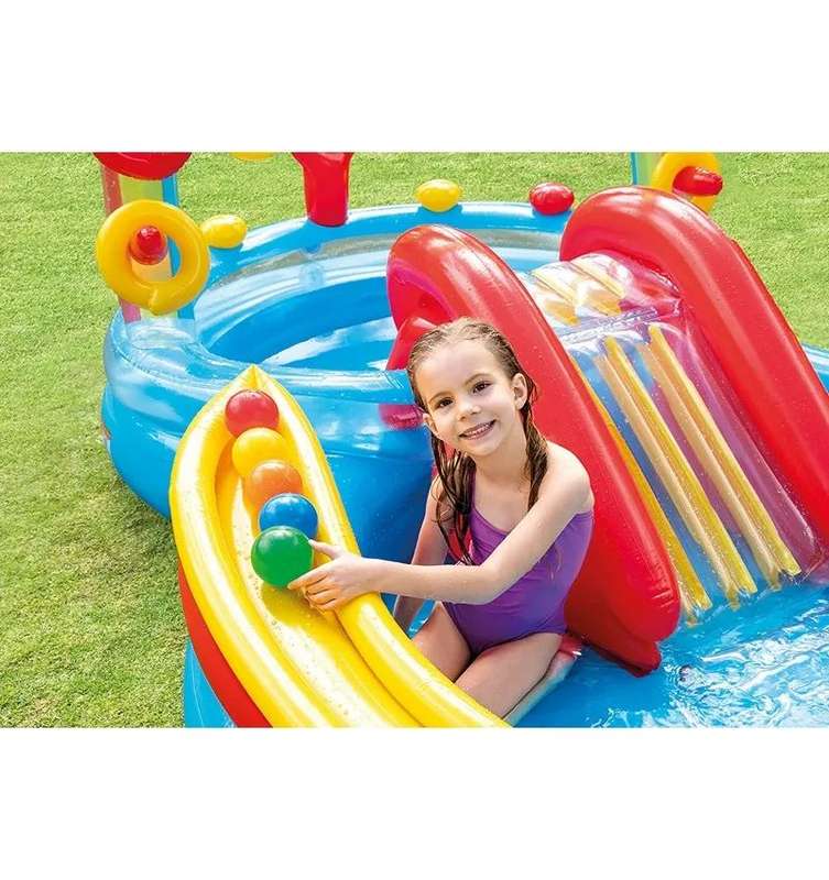 Pool Inflatables & Toys - Intex Summer Play Center pool Kids Rainbow ...