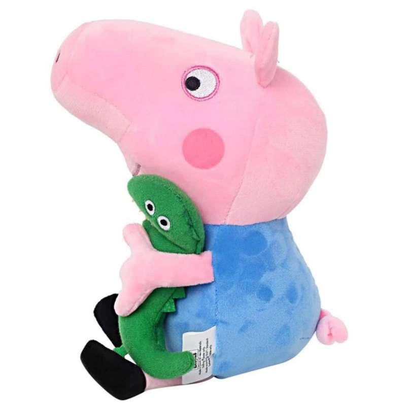 Character Toys - George with Dinosaur - Peppa Pig - Soft Plush Toy for ...