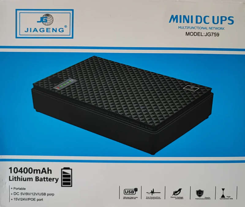 UPS - Jiageng 10400mah Portable Rechargeable Mini UPS for sale in East London (ID:649899207)